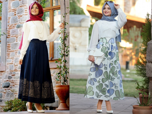 Yeni Kış Sezonunda Tesettür Etekler Çeşit Çeşit! – Ahsen Tesettür